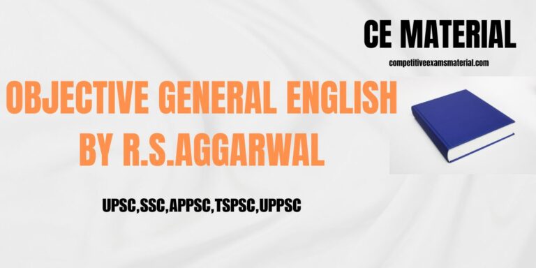 Objective General English by RS Aggarwal - CE Material