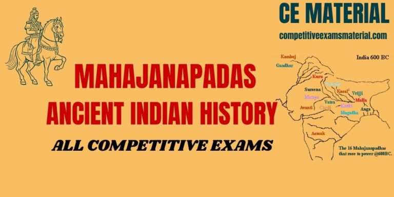 List of Mahajanapadas Ancient Indian History - CE Material